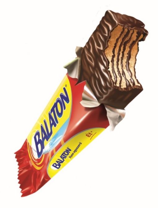 Balaton Dark chocolate wafer slice (étcsokoládás ostya, piros) 27 g ...