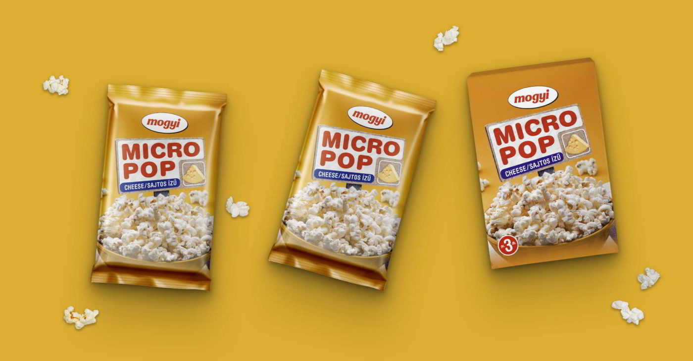 Mogyi Micro Pop Cheese Flavoured Microwave Popcorn (Sajtos) 3 x 100 g ...