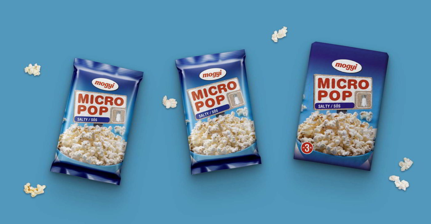 Mogyi Micro Pop Salted Popcorn (Sós) 3 x 100 g – Paprika Store