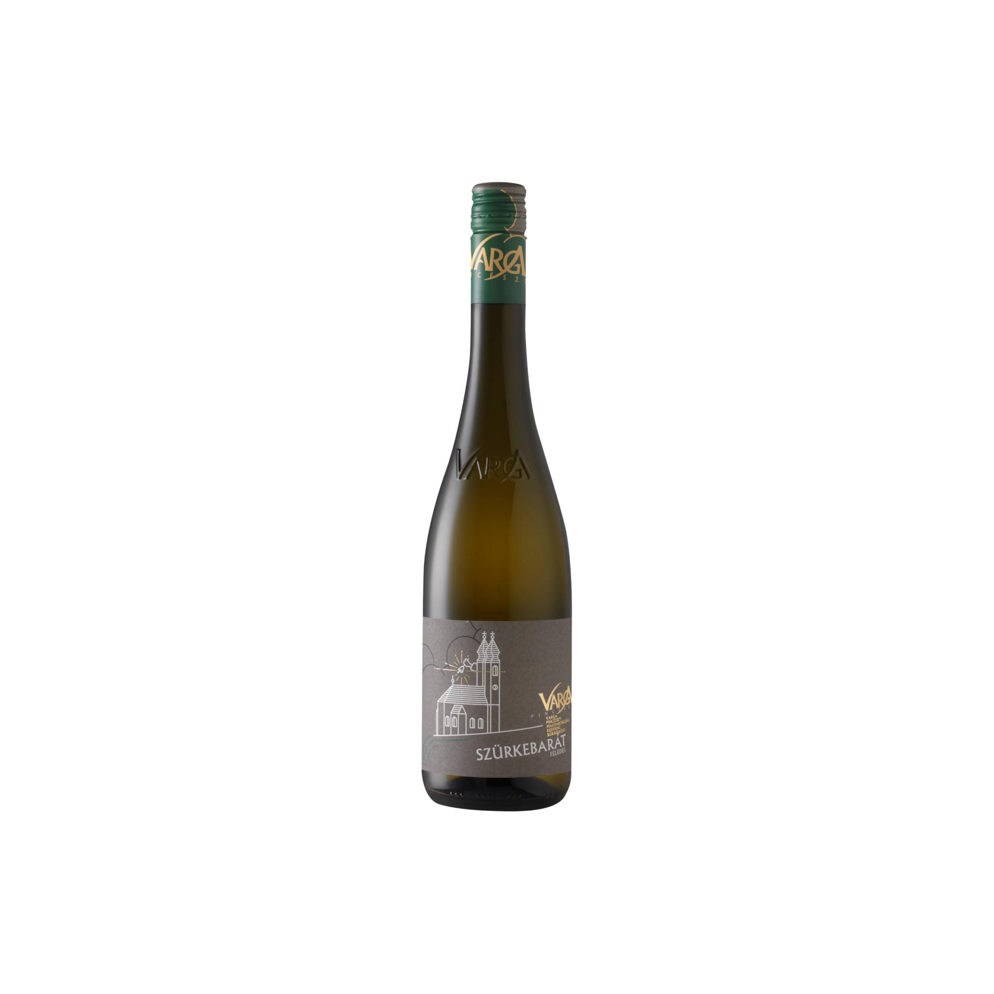 Varga Szürkebarát semi sweet white wine (félédes fehérbor) 0,75 l Varga ...