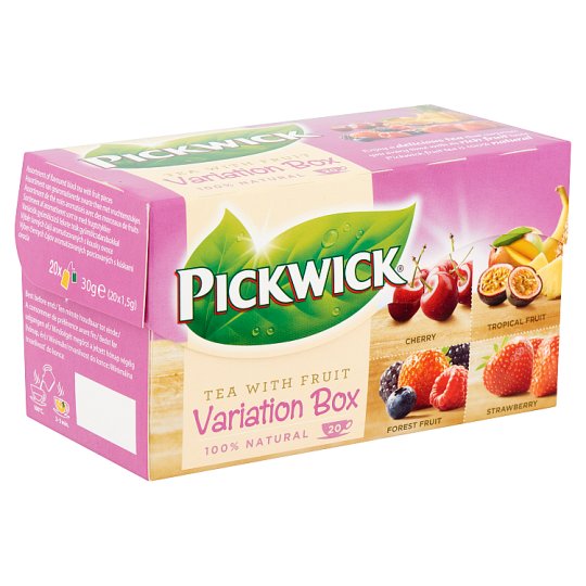 Fruit Variation Box of Flavoured Black Tea with Fruit Pieces (GREEN BOX ...